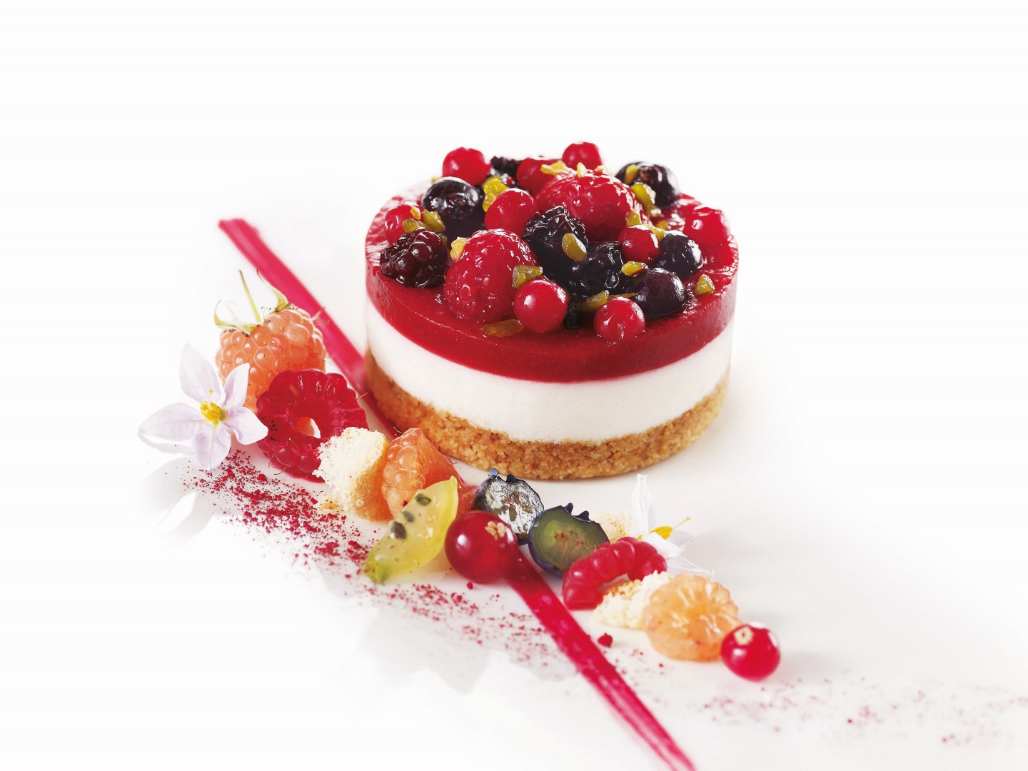 TdP/CHEESE CAKE FRUTTI ROSSI G.90X16